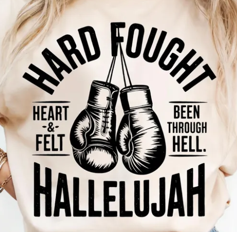 hard fought hallelujah – Lyds Shirt Shop